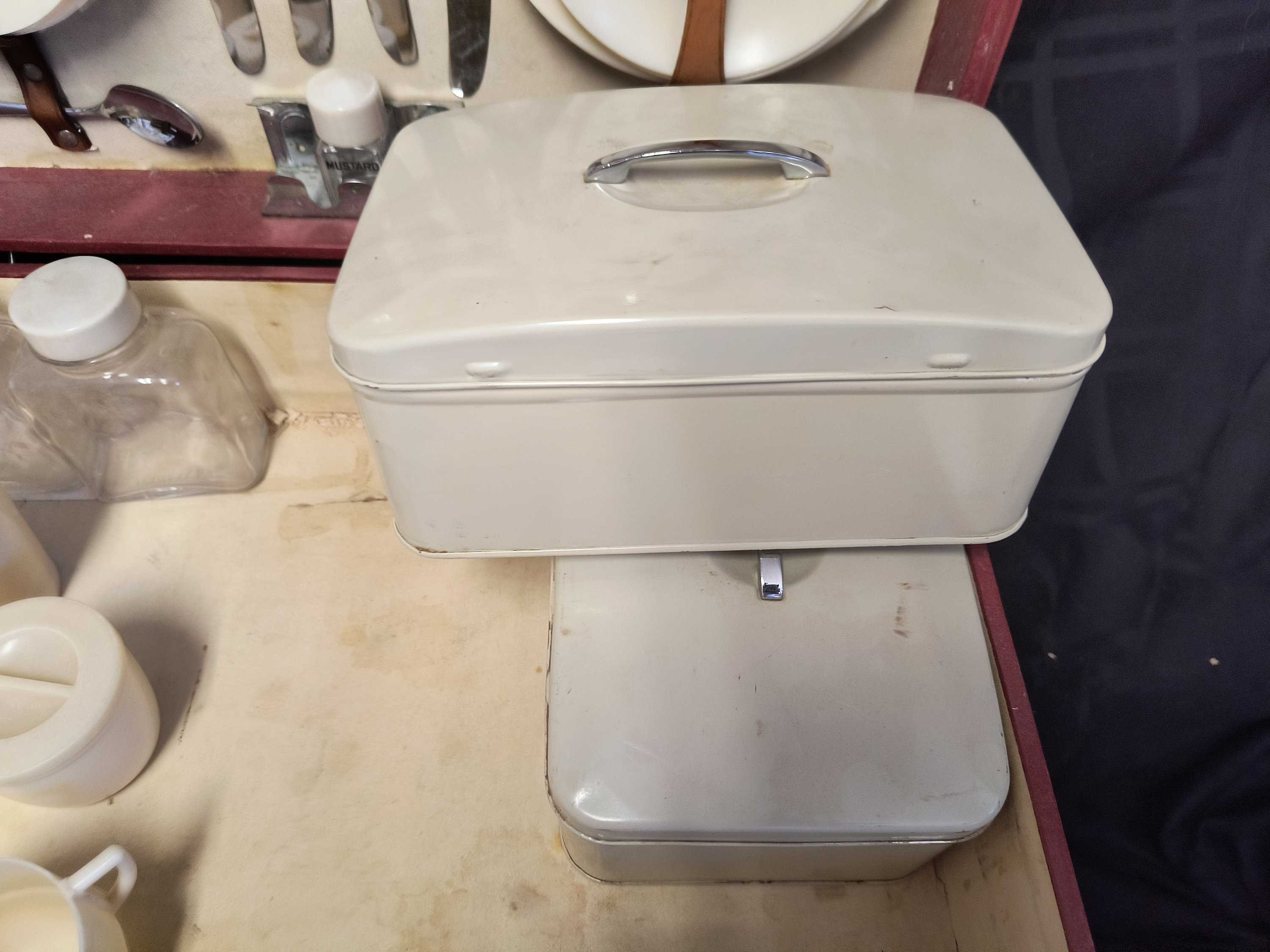 40's Sirram English Leather Picnic Hamper - Etsy