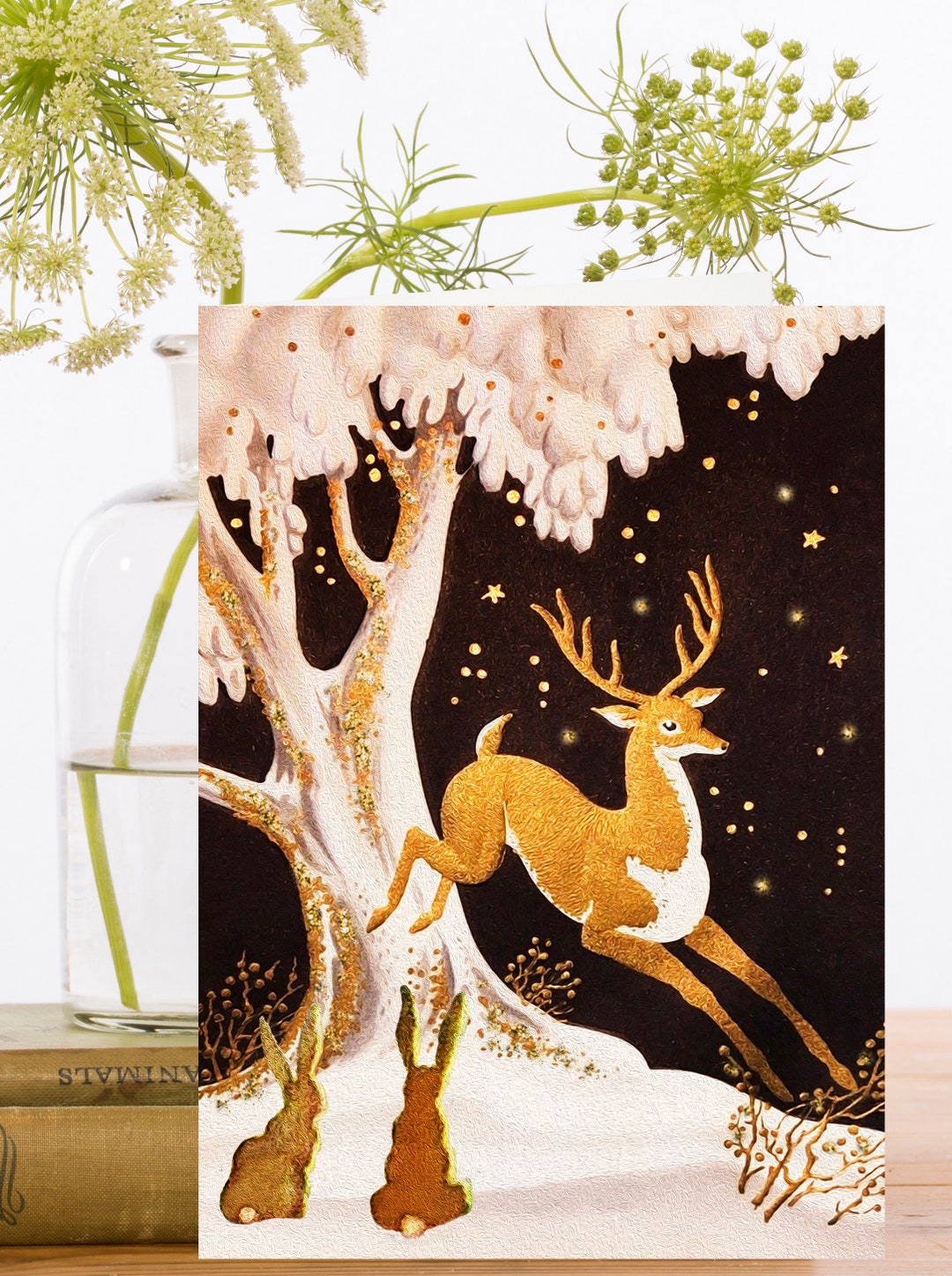 Whimsical Vintage Collage Art Cardsustainably Sourced Material ...