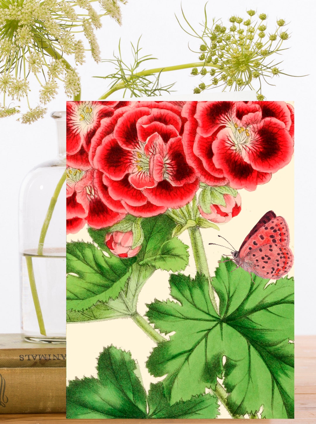 Whimsical Vintage Collage Art Card ~ Sustainably Sourced Material ...