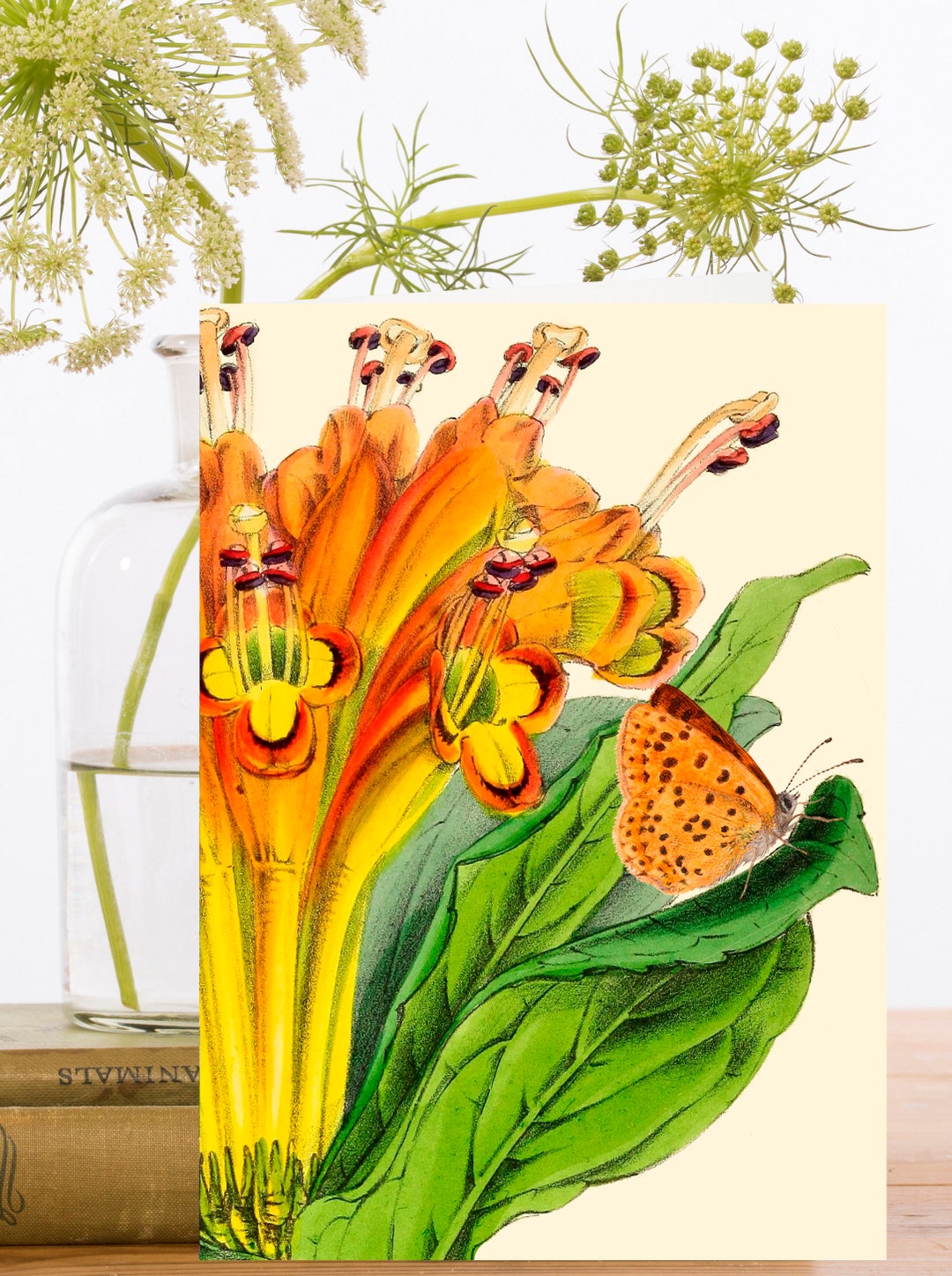 Whimsical Vintage Collage Art Card ~ Sustainably Sourced Material ...