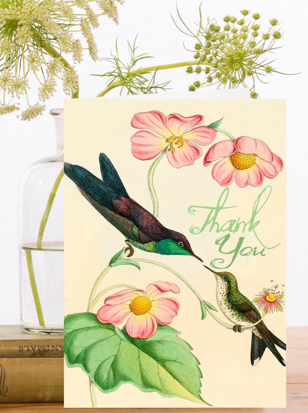 Whimsical Vintage Collage Art Card ~ Sustainably Sourced Material ...