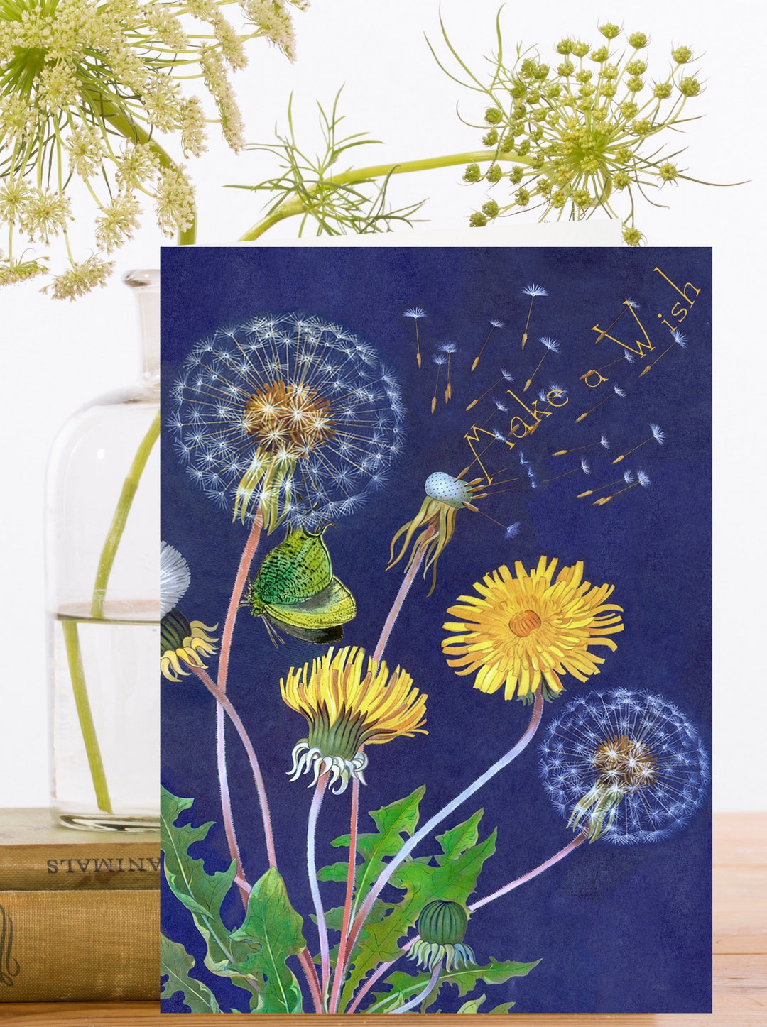 Whimsical Vintage Collage Art Card ~ Sustainably Sourced Material ...