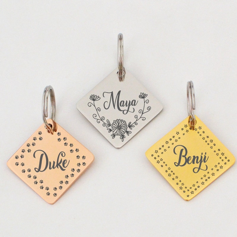 Christmas Name Tag Border - Etsy