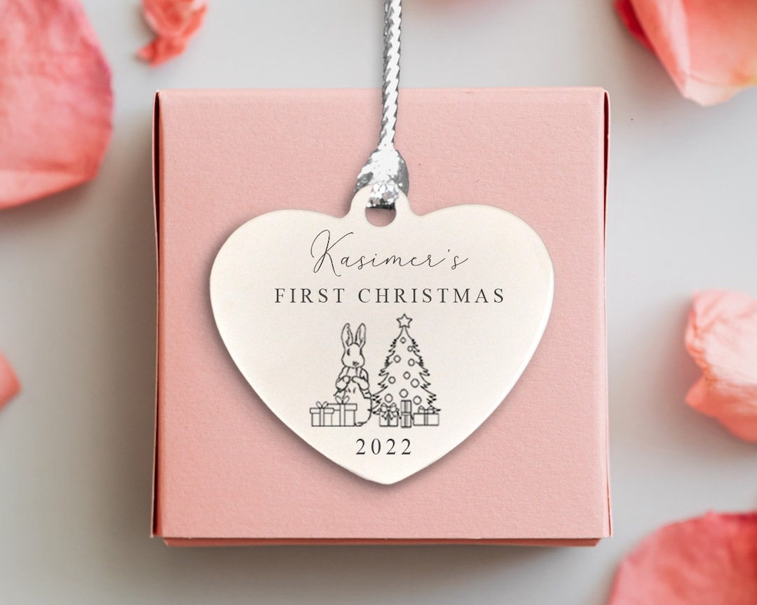 Personalized Baby's First Christmas Ornament, Christmas Decoration ...