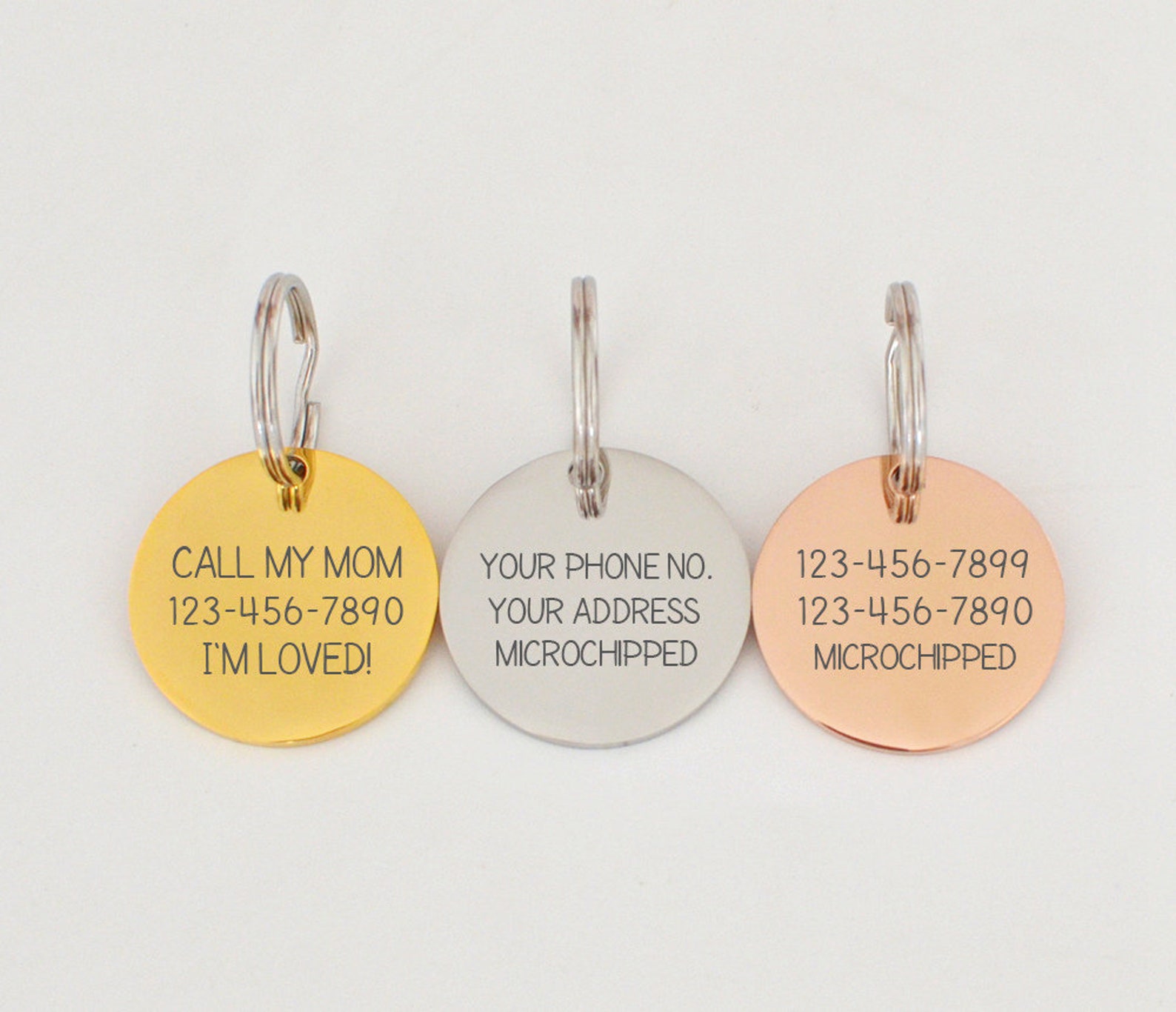 Personalized Pet Tag Custom Dog Tag Cat Tag Cat Collar Tag Cat - Etsy