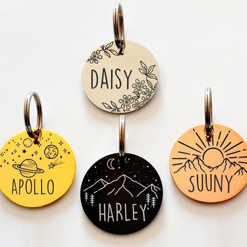 Tree With Name Tag - Etsy