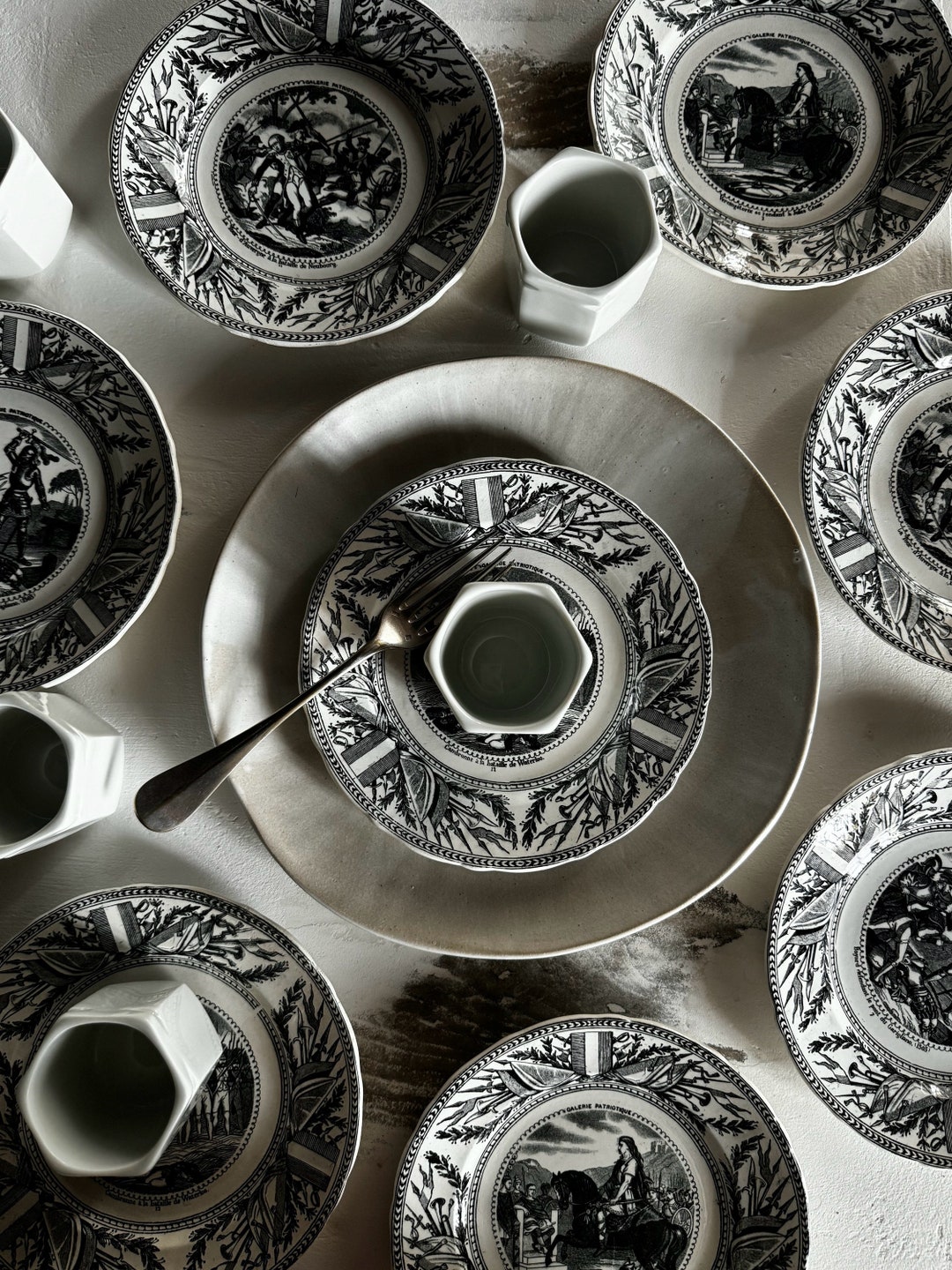 Jules Vieillard 19th Century Decorative Dessert Plates, French ...