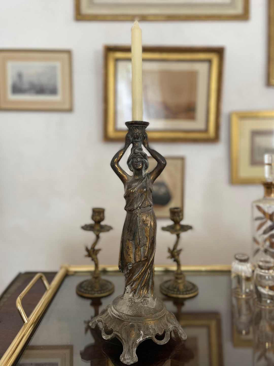 French Antique Statuette Late 1800s to Early 1900s - Etsy