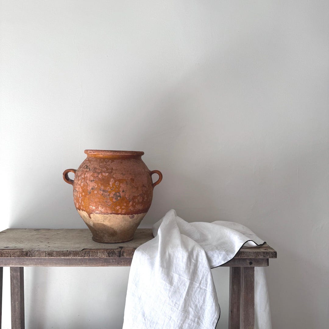 19th Century French Provençal Pottery, Confit Pot, With Drips, RARE ...
