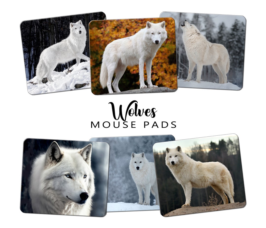 Wolf 3 MOUSE PAD Wolves Spiritual Native American Wildlife Wild Dog ...