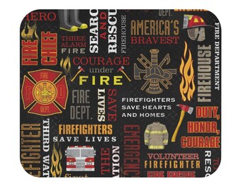Fireman Mouse Pad | Etsy
