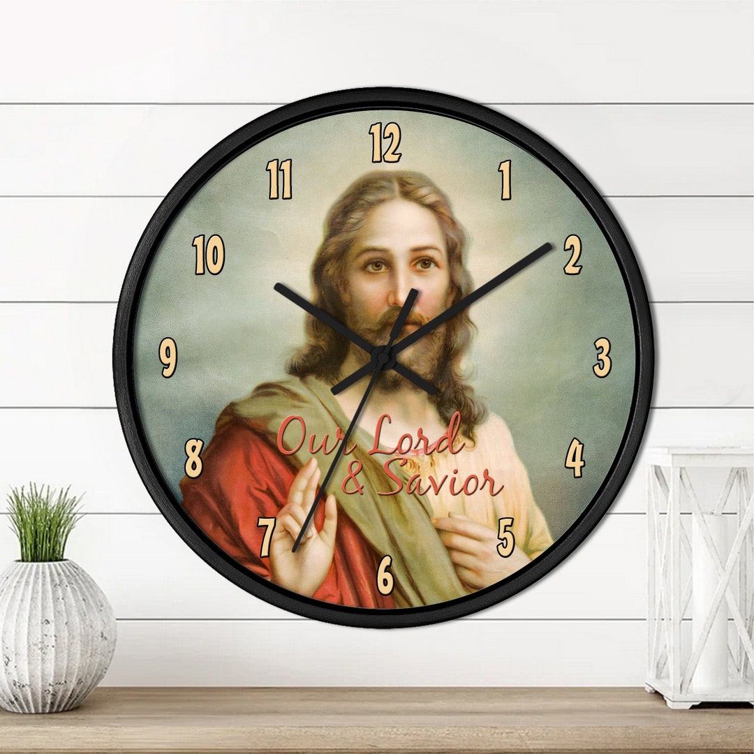 Christian 2 10 Wall Clock Jesus Christ Religious Spiritual God Prayer ...