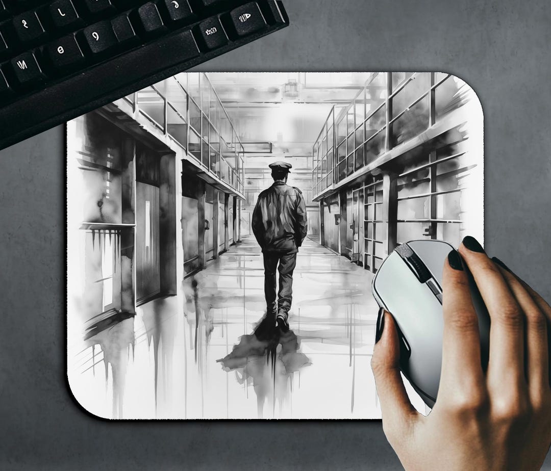 Correctional Officer Mouse Pad #7, Prison Guard Desk Mat, Law ...