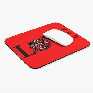 MOUSE PAD Firefighter 4 Fireman Fire Man Department Dept First ...