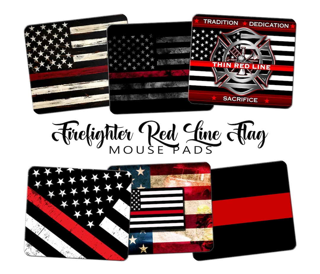 Firefighter 4 MOUSE PAD Fireman Fire Man Department Dept First ...