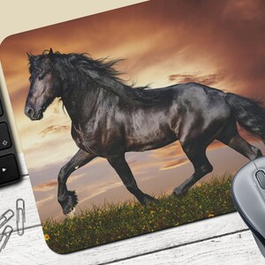 MOUSE PAD Horse Horses 2 Equestrian Rider Colt Filly Pony Mare Pony ...