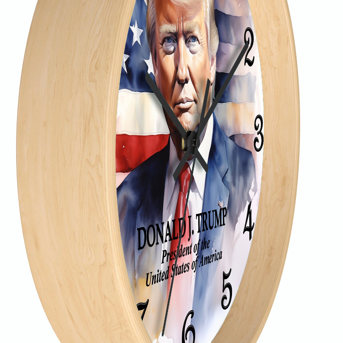 President Donald Trump #3 - 10" Wall Clock - Republican Make America ...