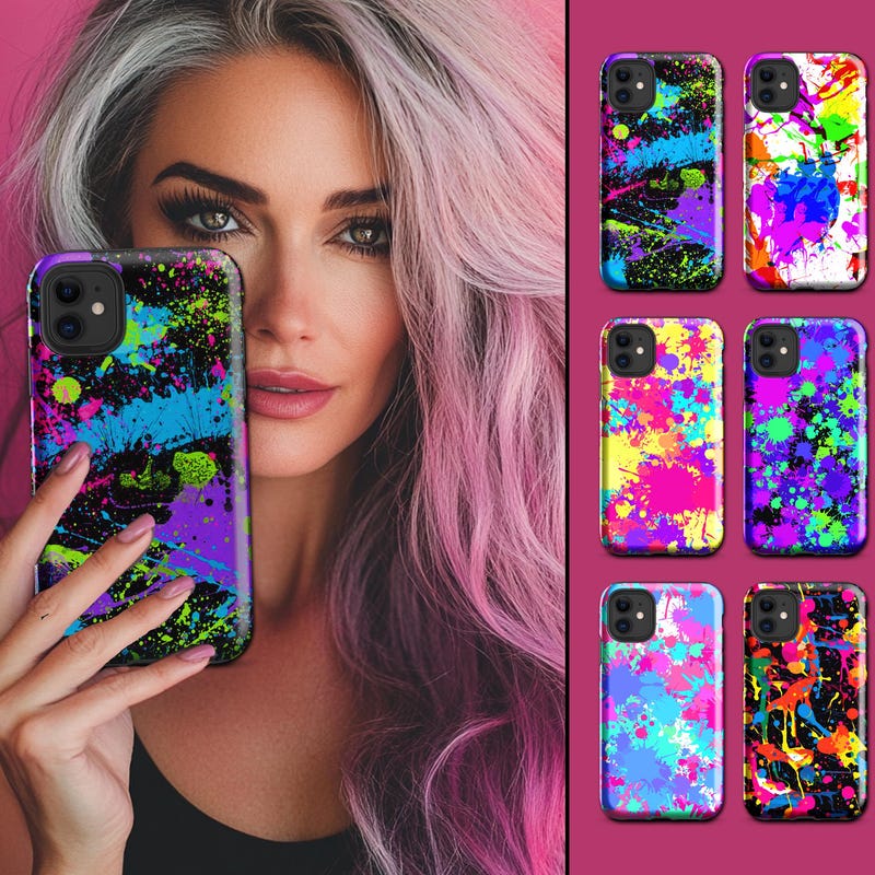 Neon iPhone Case - Etsy