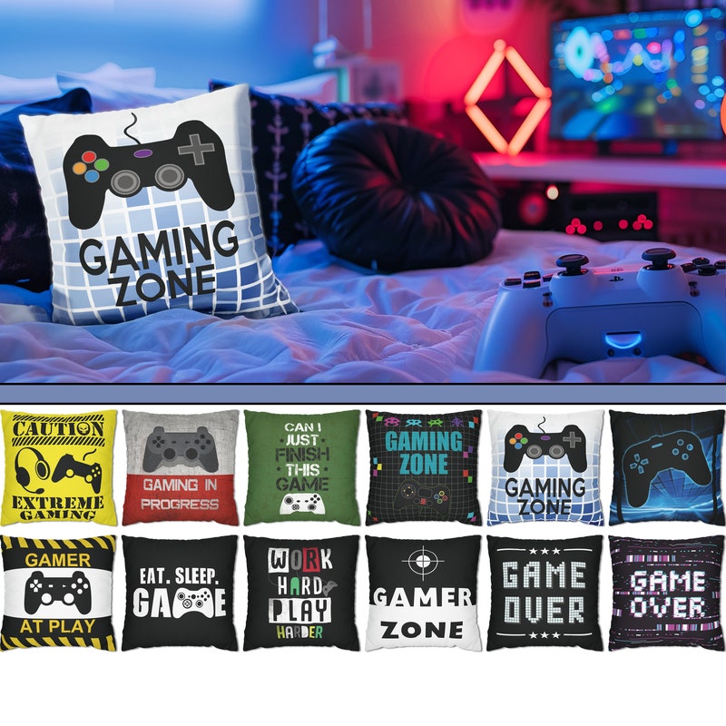 Gaming Pillow - Etsy