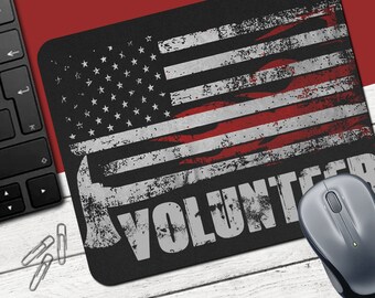 Fire Red Mousepad - Etsy