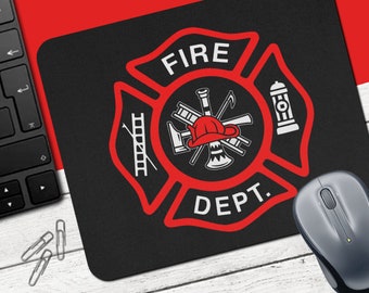 Fire Red Mousepad - Etsy