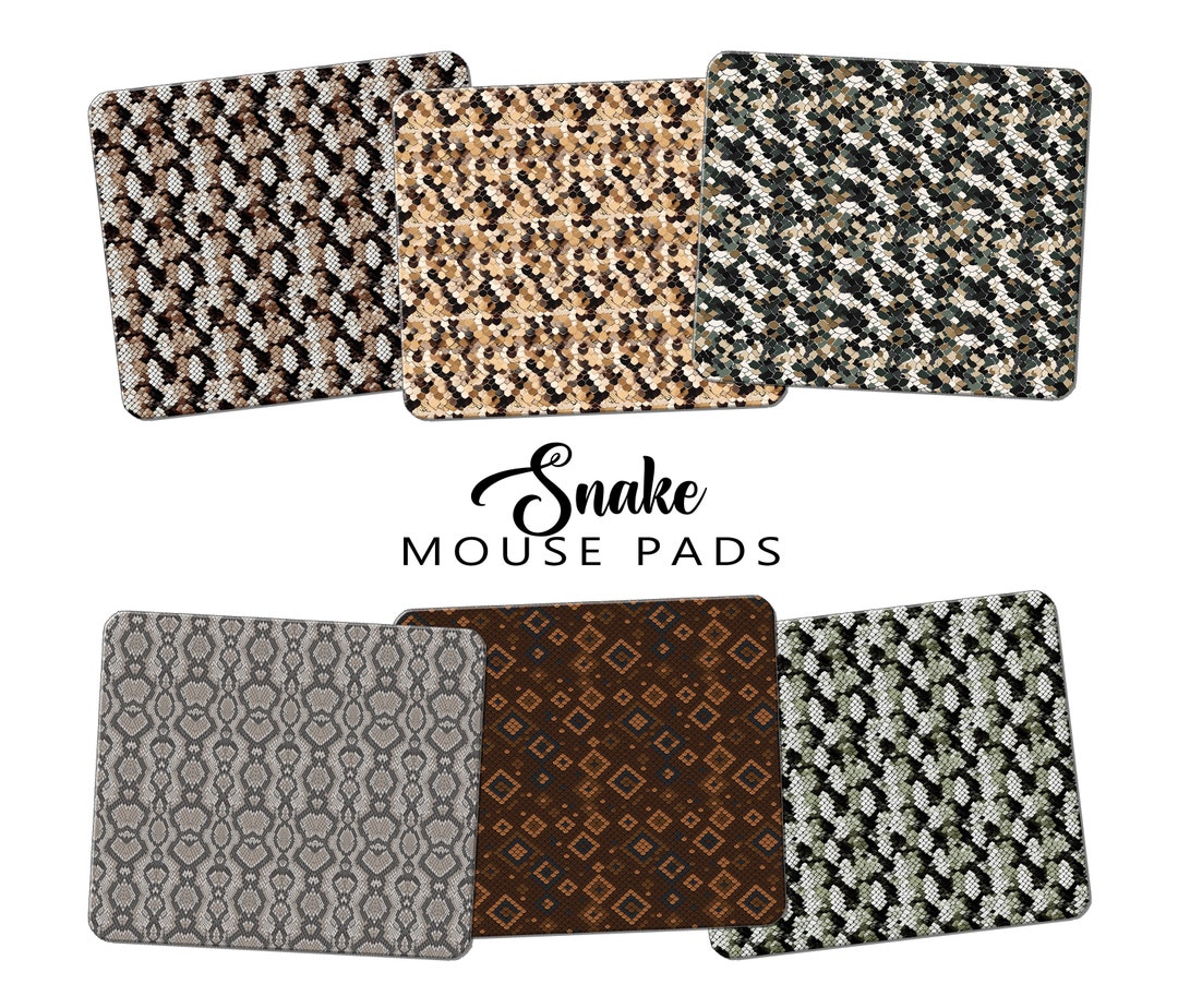 Snakeskin Design 2 Mouse Pad Snake Skin Animal Print Jungle Safari ...