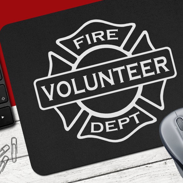 Firefighter Mouse Pad - Etsy