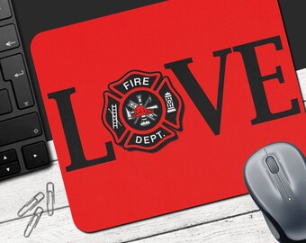 Fireman Mouse Pad - Etsy