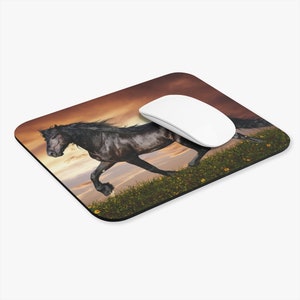 MOUSE PAD Horse Horses 2 Equestrian Rider Colt Filly Pony Mare Pony ...