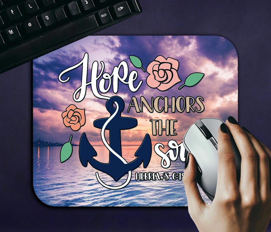 Bible Verse Mouse Pad #20, Christian Scripture Desk Mat, Faith-based ...