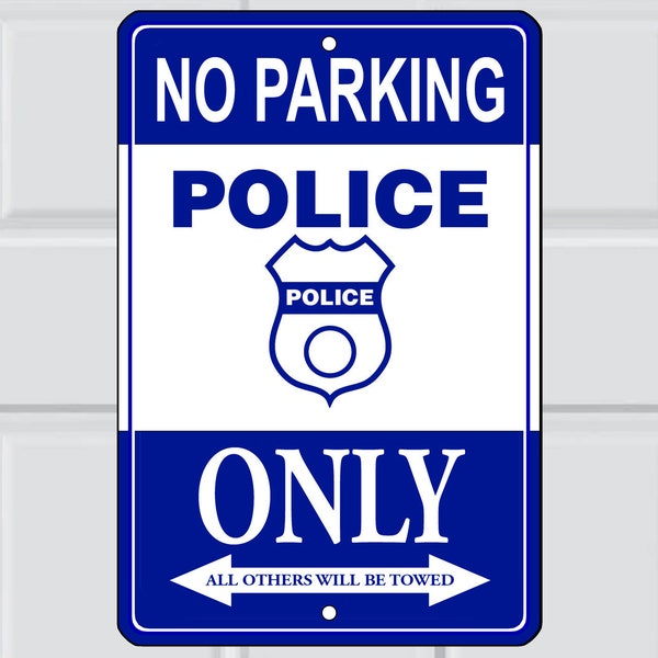 Law Enforcement Parking Signs - Etsy