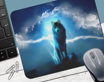 Wolf Moon Mouse Pad - Etsy