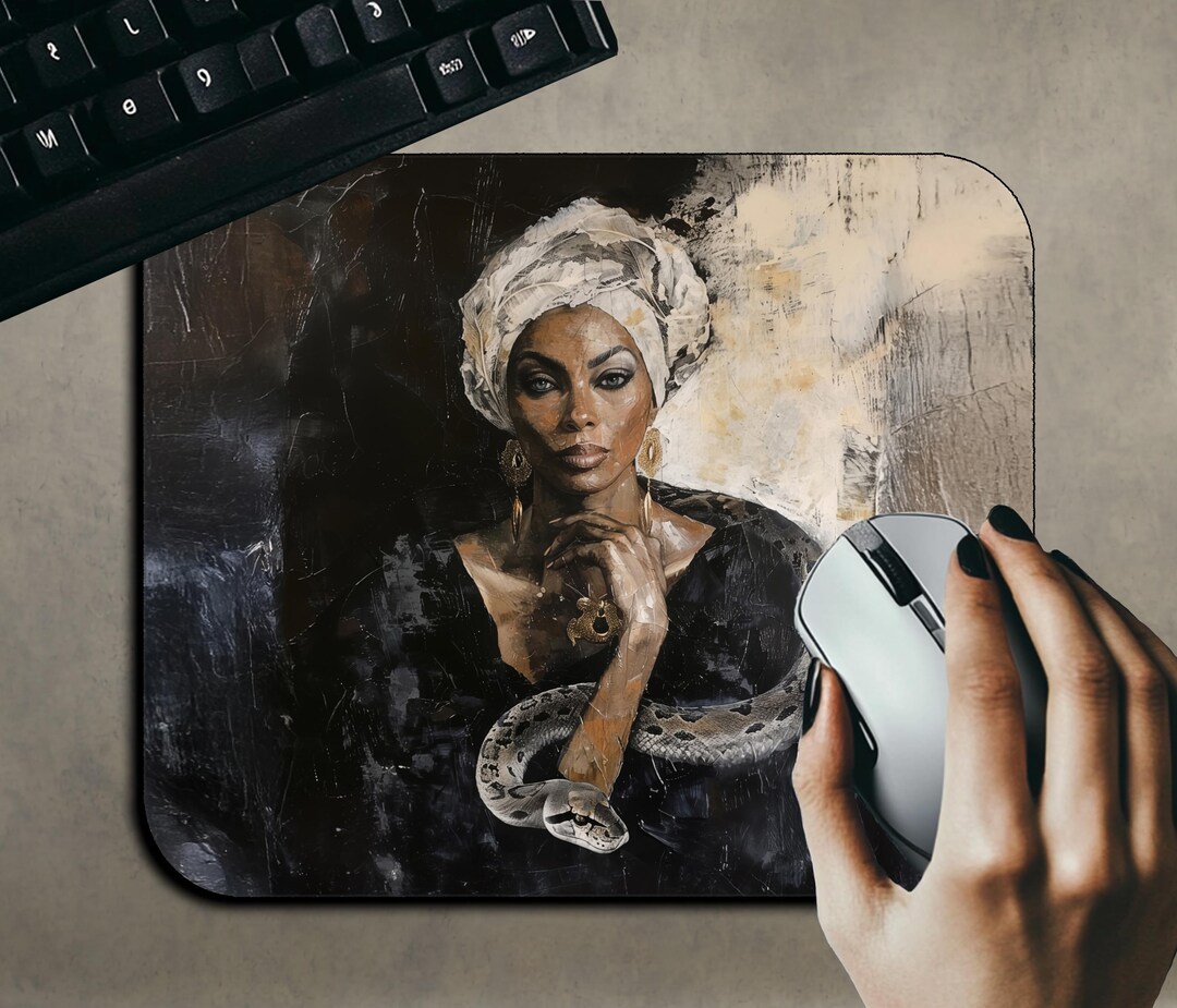 Marie Laveau Mouse Pad #4, Voodoo Queen Desk Mat, Occult Office Decor ...