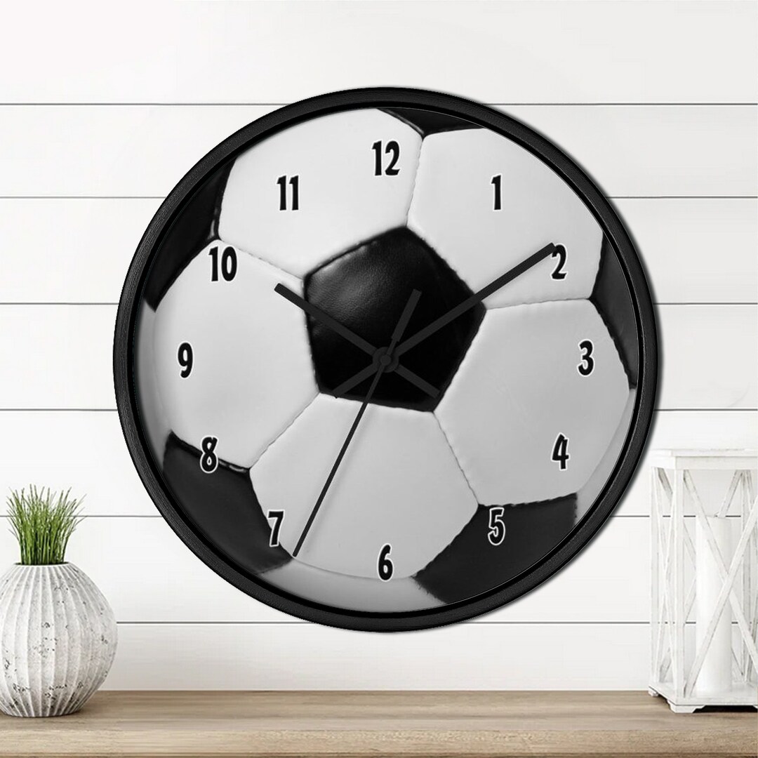 Soccer 1 10 Wall Clock Football Team Coach Player Tournament Game ...