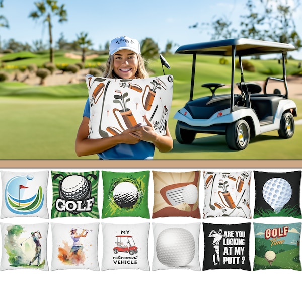 Golf Pillow - Etsy