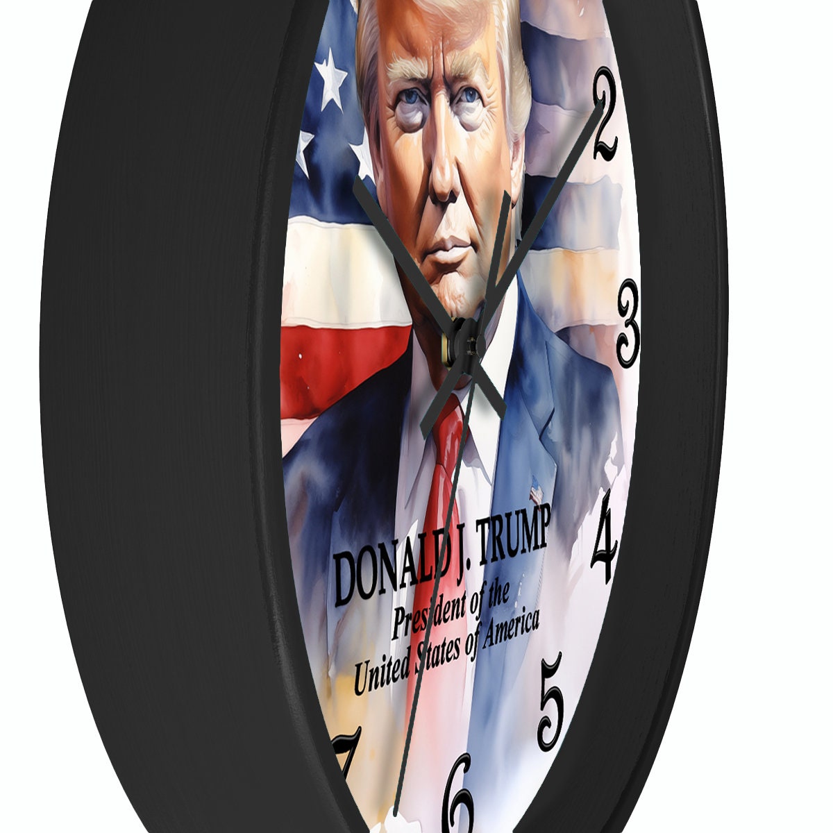 President Donald Trump #3 - 10" Wall Clock - Republican Make America ...