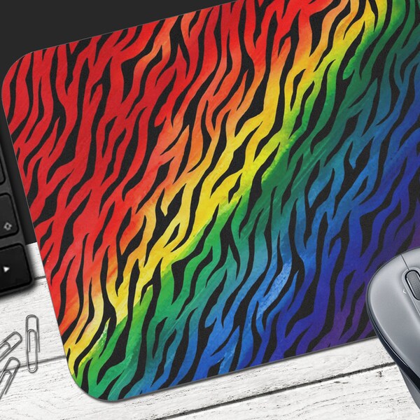 Rainbow Mouse Pad - Etsy