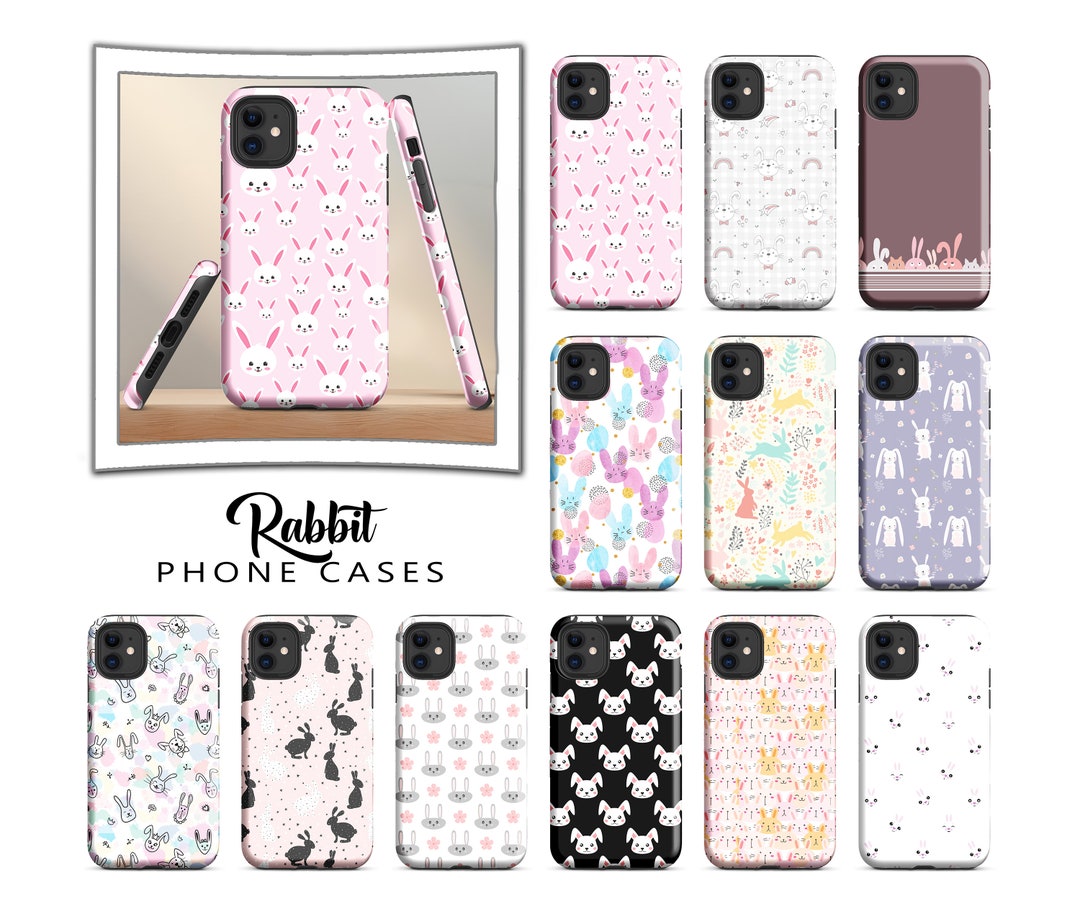 Bunny Rabbit Cell Phone Case 1 Animal Prints Pink Easter Bunny Cute ...