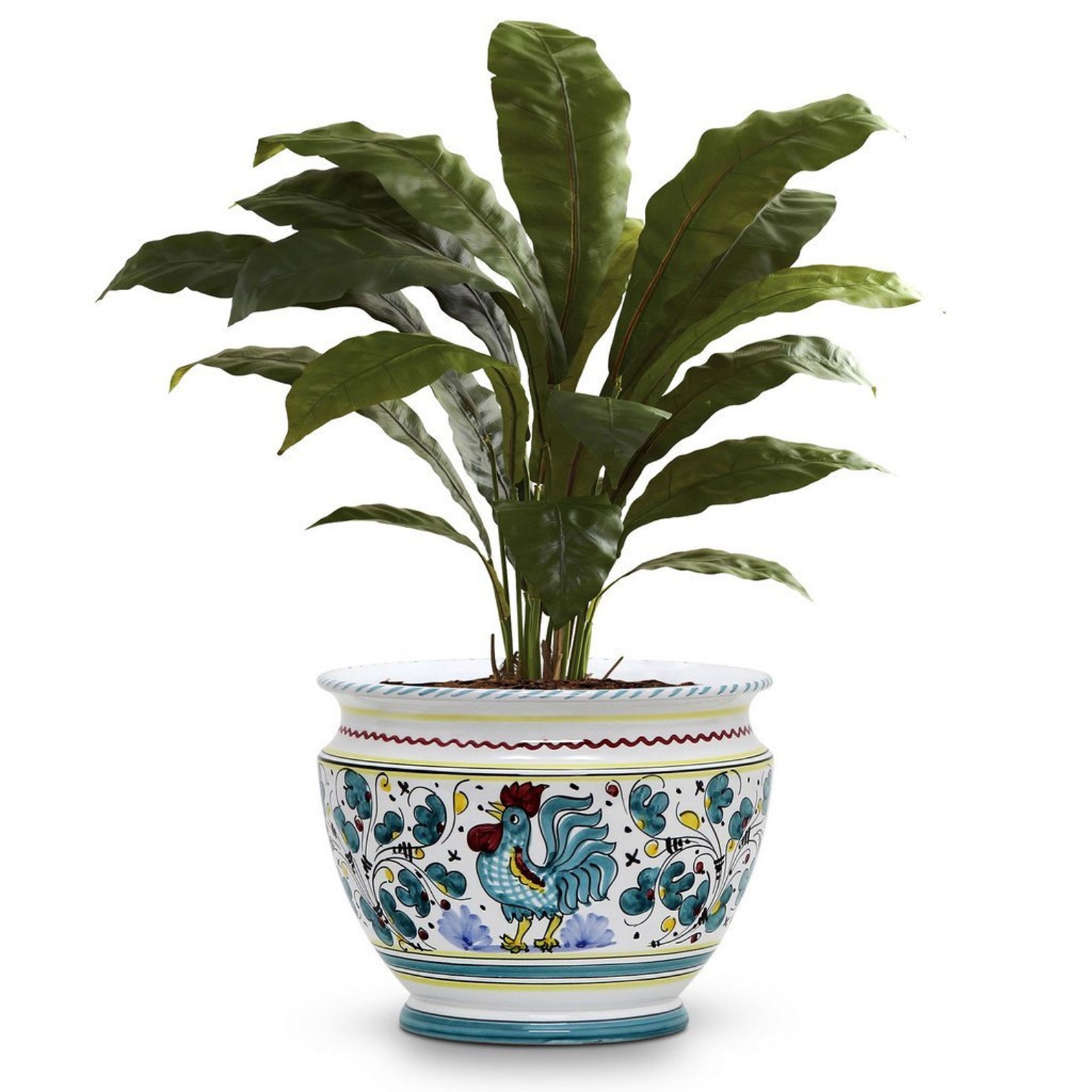 ORVIETO GREEN ROOSTER: Luxury Cachepot Planter Small - Etsy