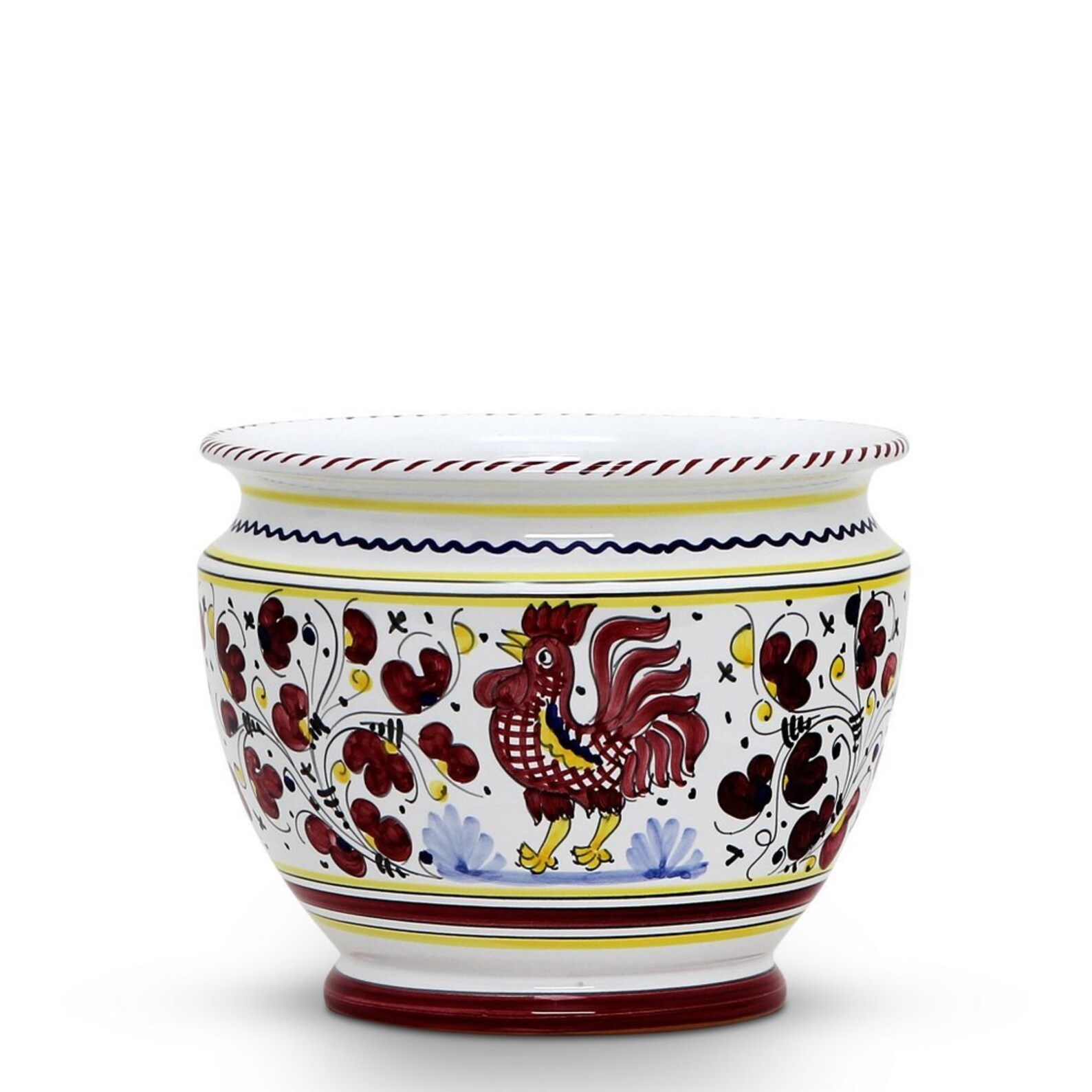 ORVIETO RED ROOSTER: Luxury Cachepot Planter Small - Etsy