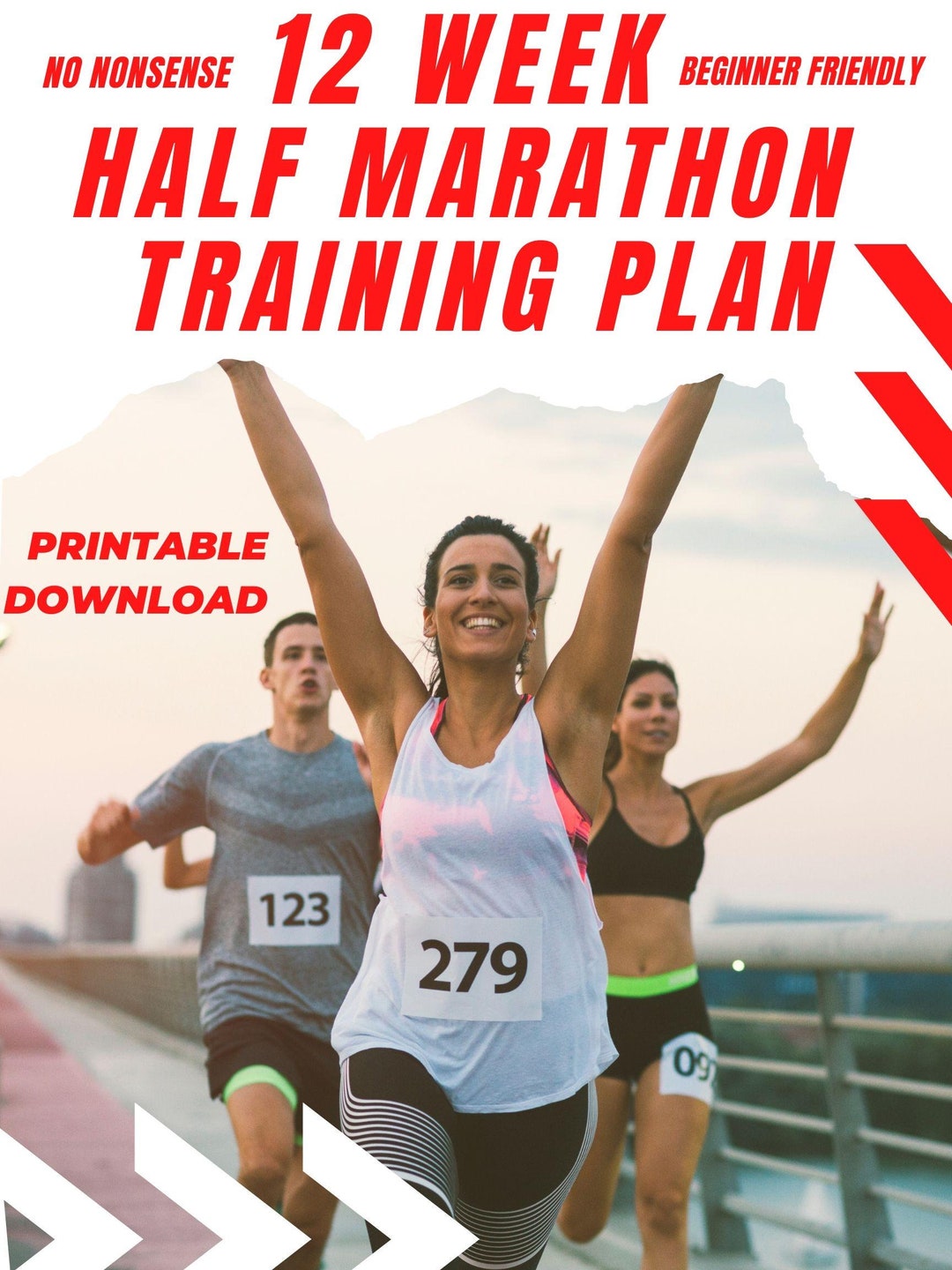 Beginner Half Marathon Training Plan, Half Marathon, Training Plan ...