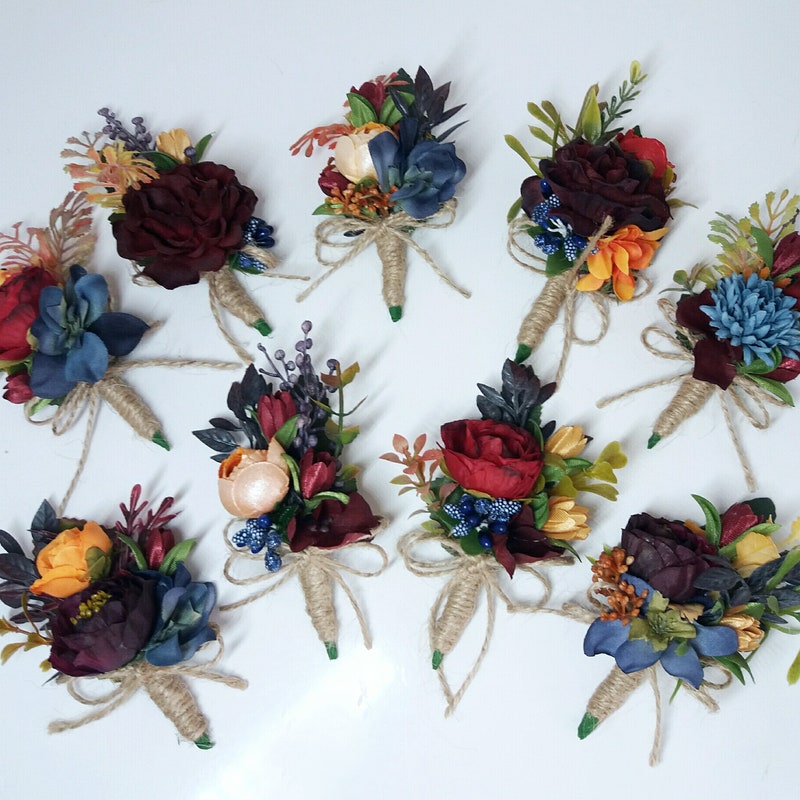 Groomsmen Buttonhole - Etsy