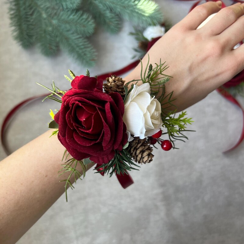 Winter Corsage - Etsy