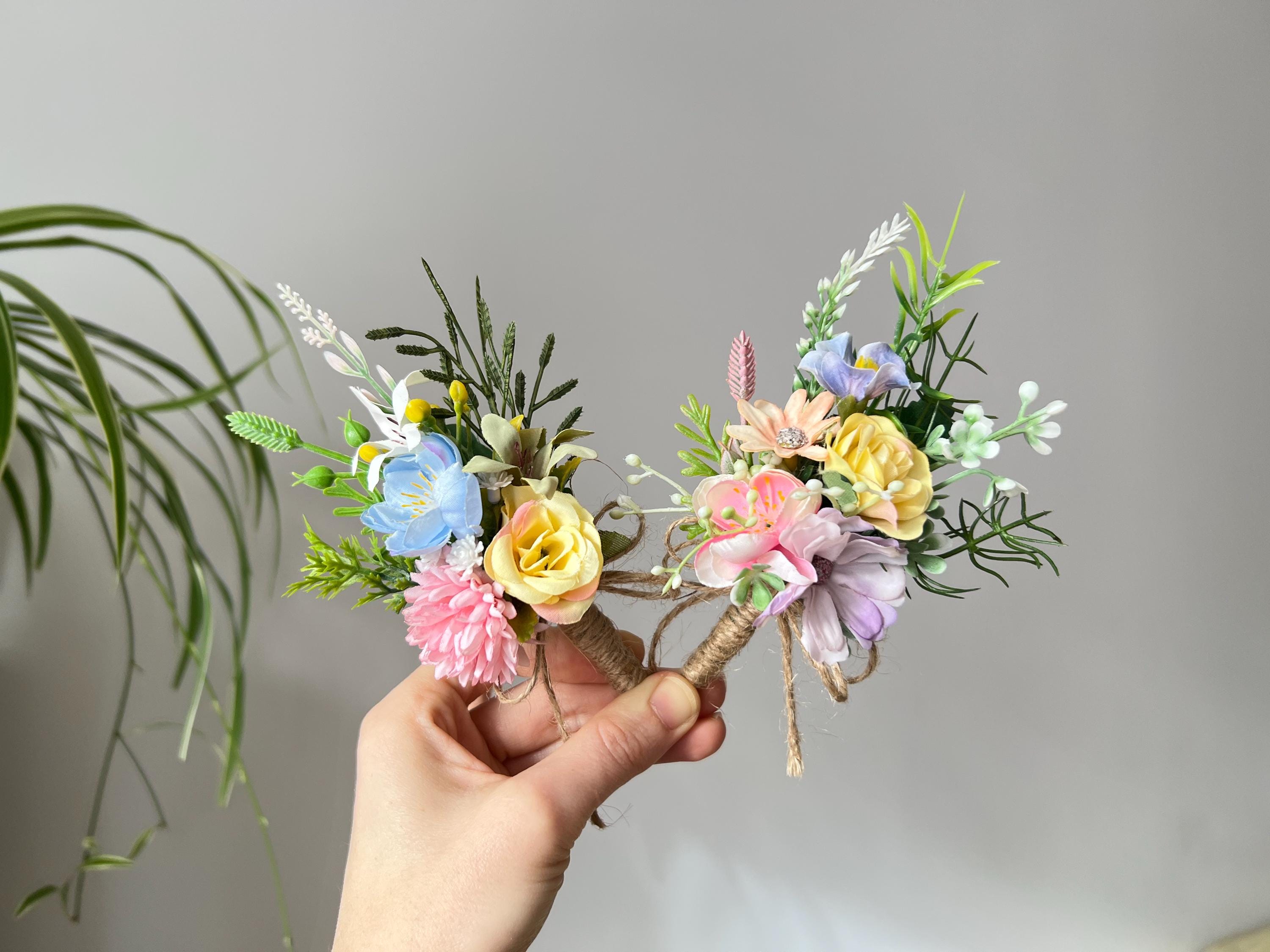 Colorful Wildflower Boutonnieres,rustic Spring Wedding Boutonnieres for ...
