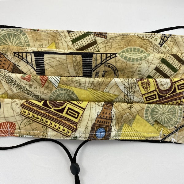 Eiffel Tower Face Mask - Etsy