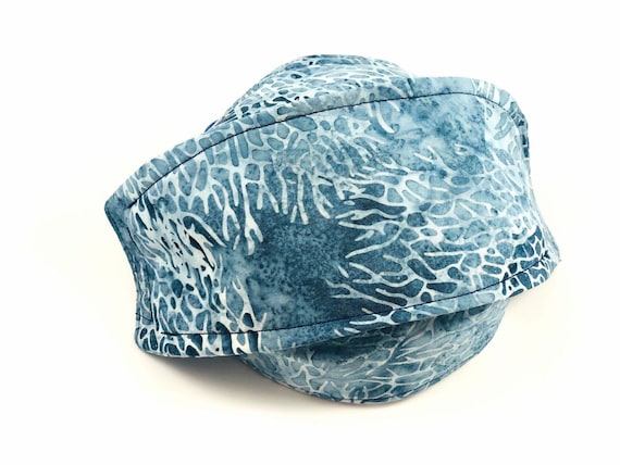 Child Fan Coral Batik 3D Origami Face Mask 100% Cotton | Etsy