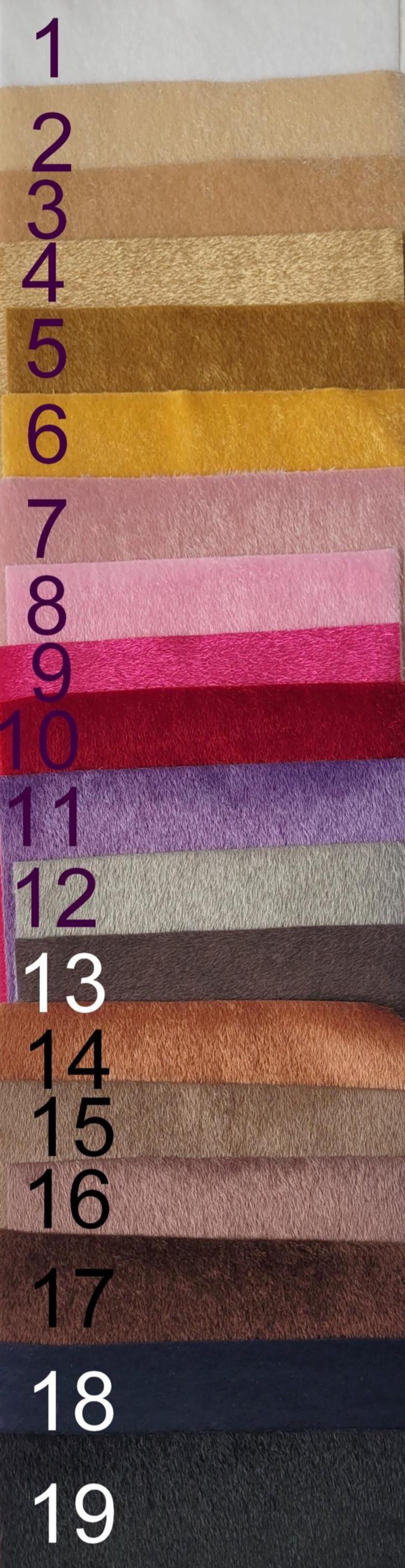 Mini Faux Fur Sassy Fabric for Crafts and Miniature Teddy Bear Making ...