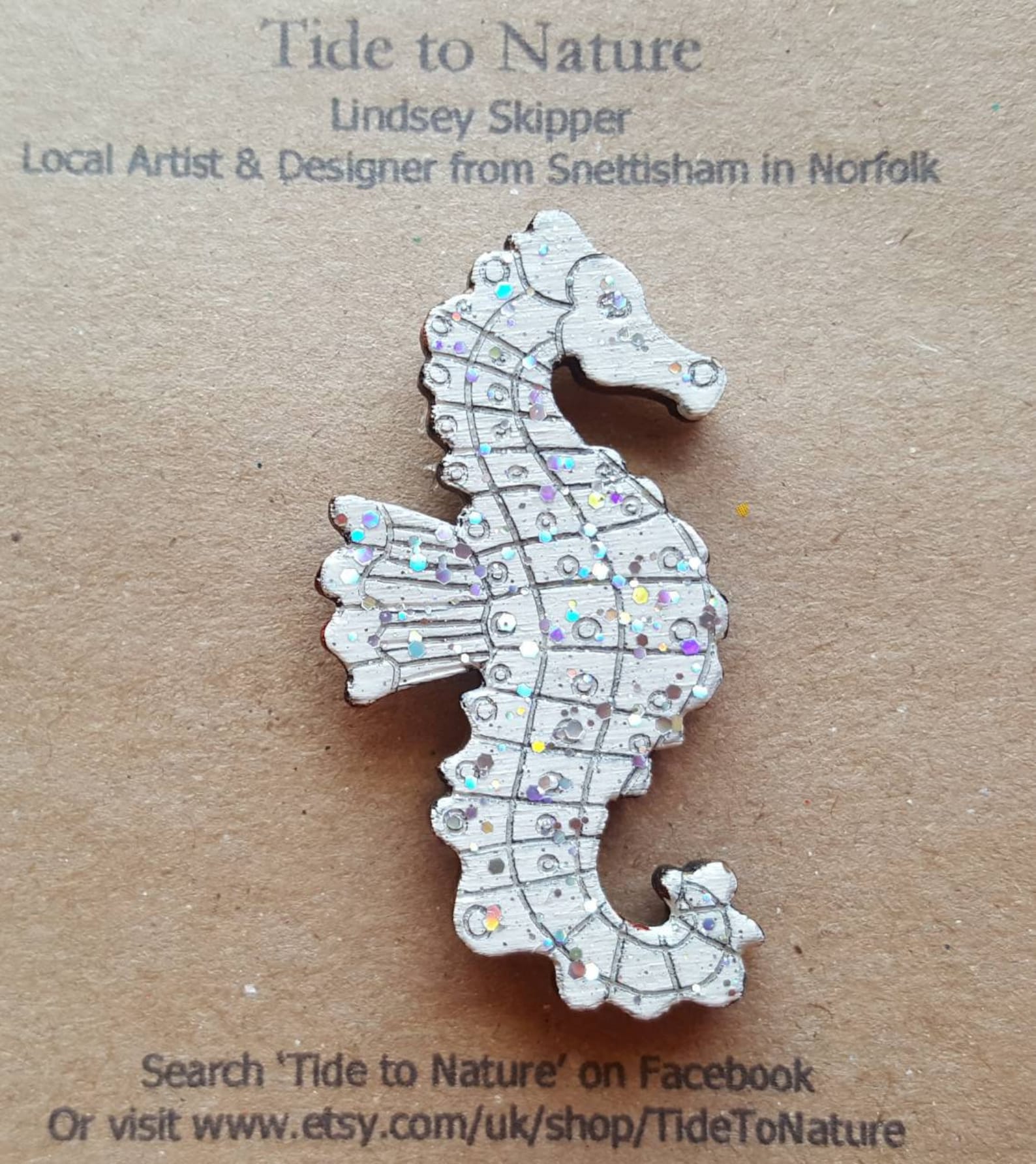 Seahorse Pin/badge | Etsy