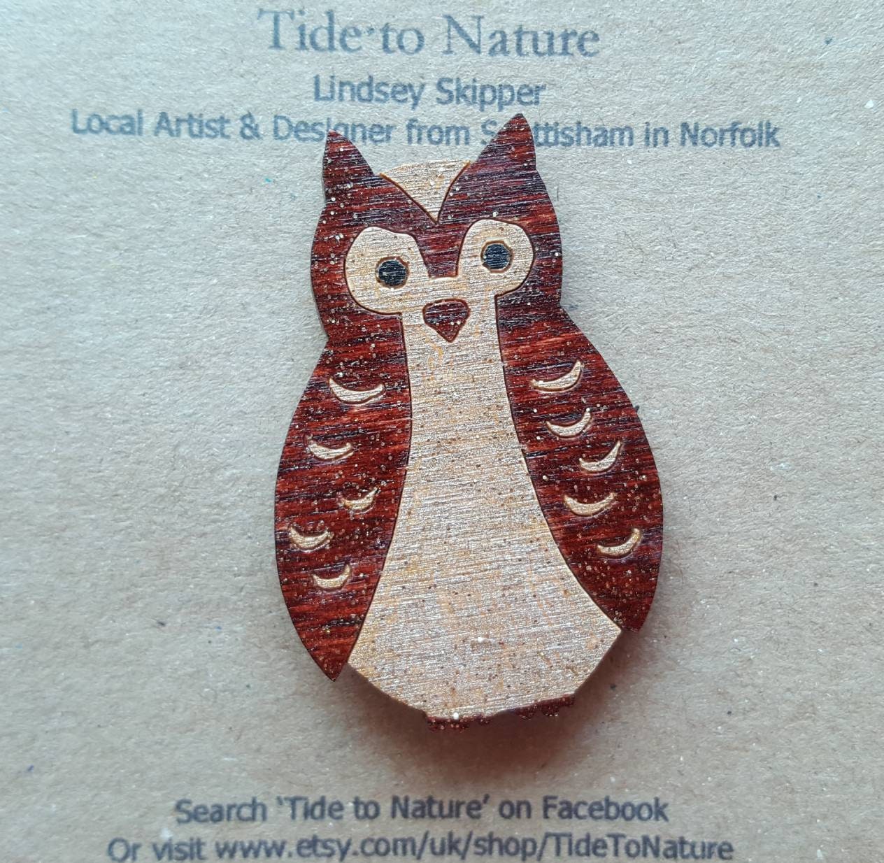 Owl Pin/badge - Etsy