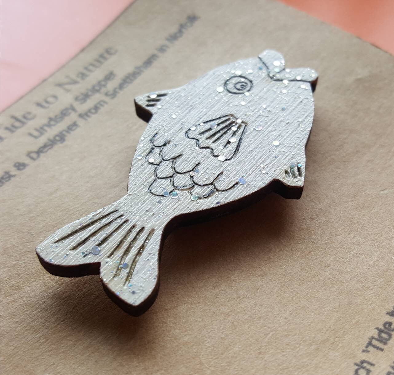 Fish Pin/badge - Etsy
